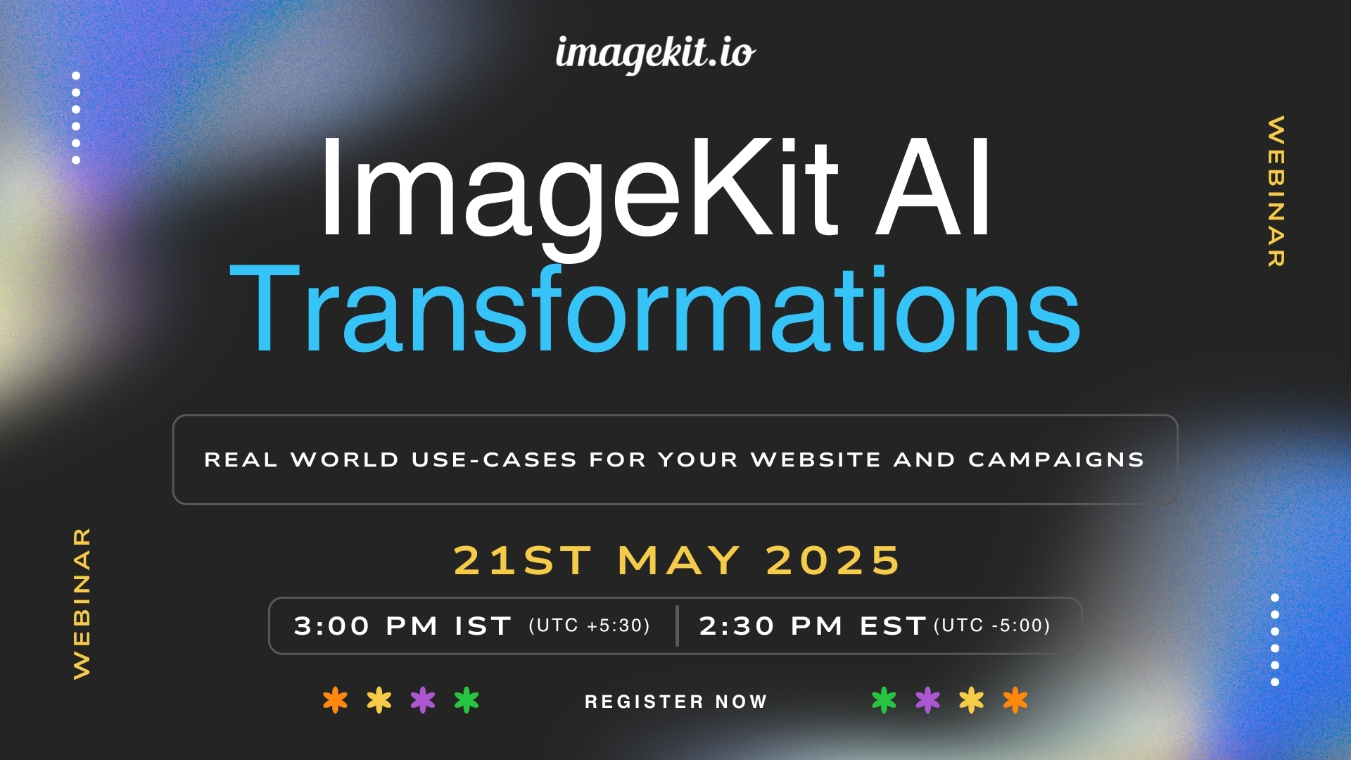 Webinar: ImageKit AI and GenAI Transformations